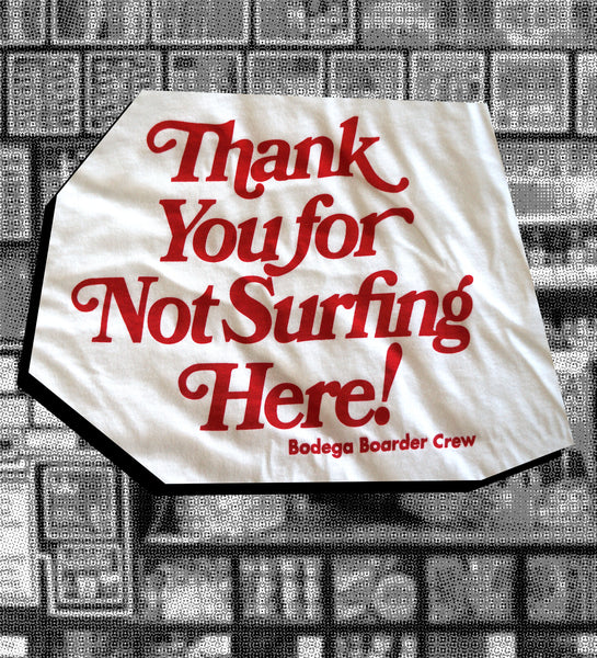 Thank You Tee White – Bodega Boarder Crew